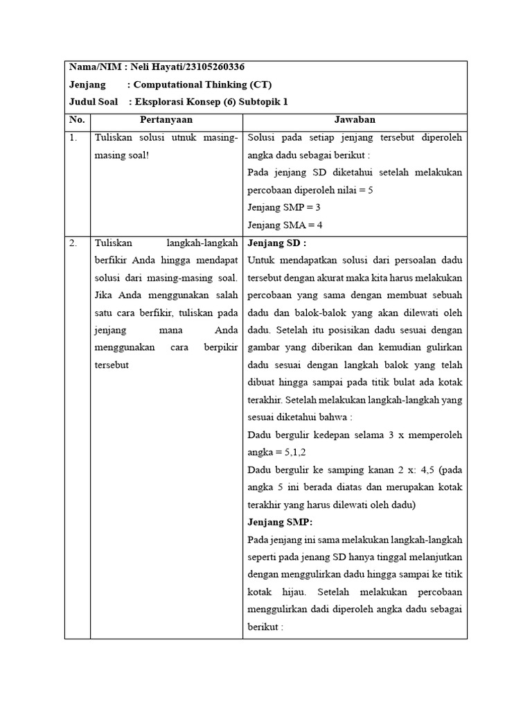 Eksplorasi Konsep CT t3 Subtopik 1 | PDF