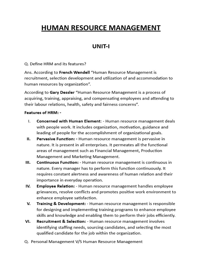 HRM PDF | PDF | Recruitment | Human Resources
