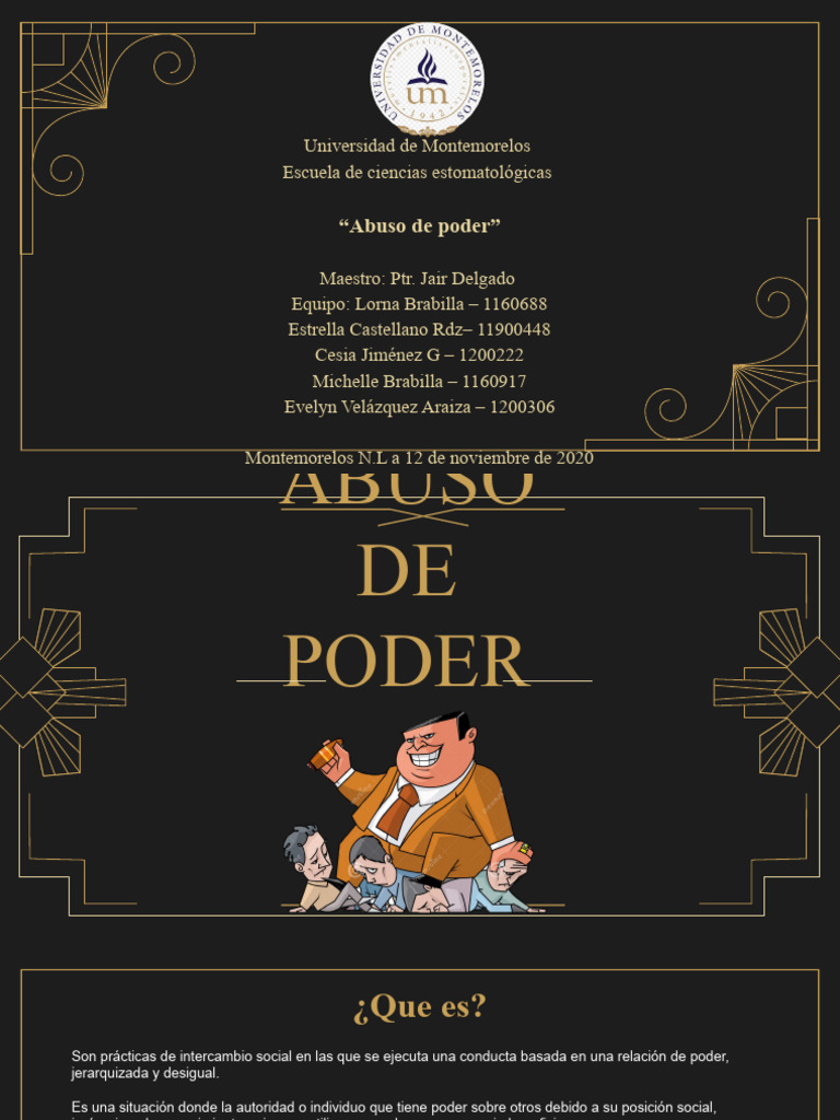 Abuso de Poder: Definición y Consecuencias | PDF | Derechos | Violación