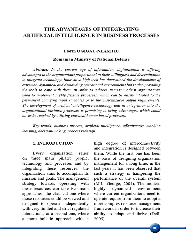 Art 3 A.I. BPM | PDF | Machine Learning | Artificial Intelligence