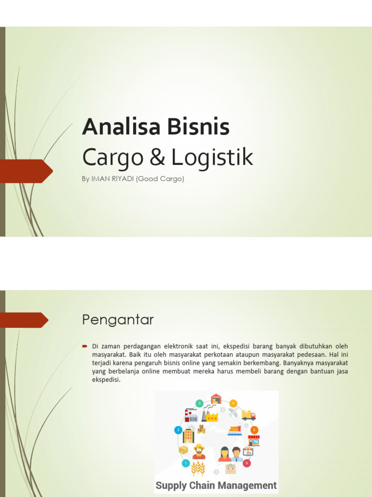 Analisa Bisnis Cargo & Logistik by IMAN RIYADI | PDF | Bisnis