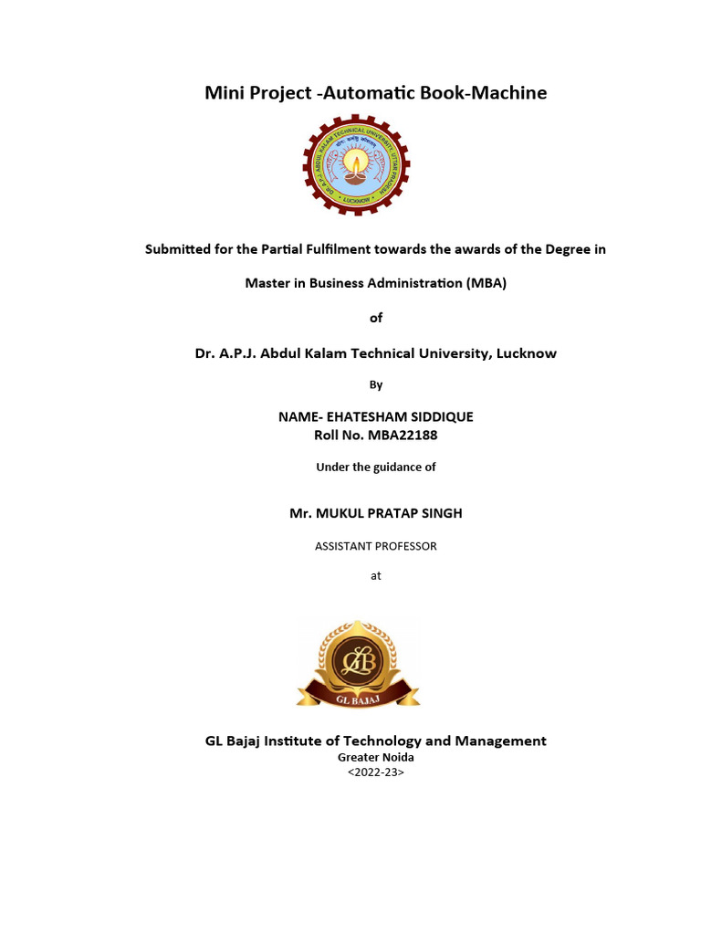 Mini Project 1 | PDF