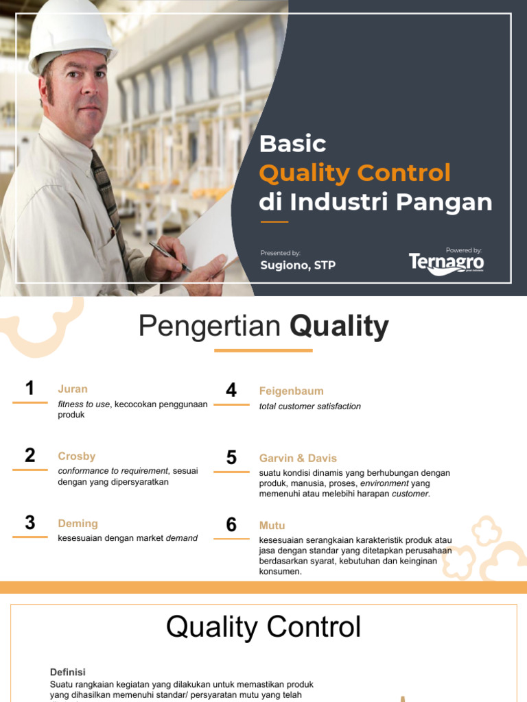 Kontrol Mutu Dasar di Industri Pangan | PDF | Bisnis | Kesehatan Holistik