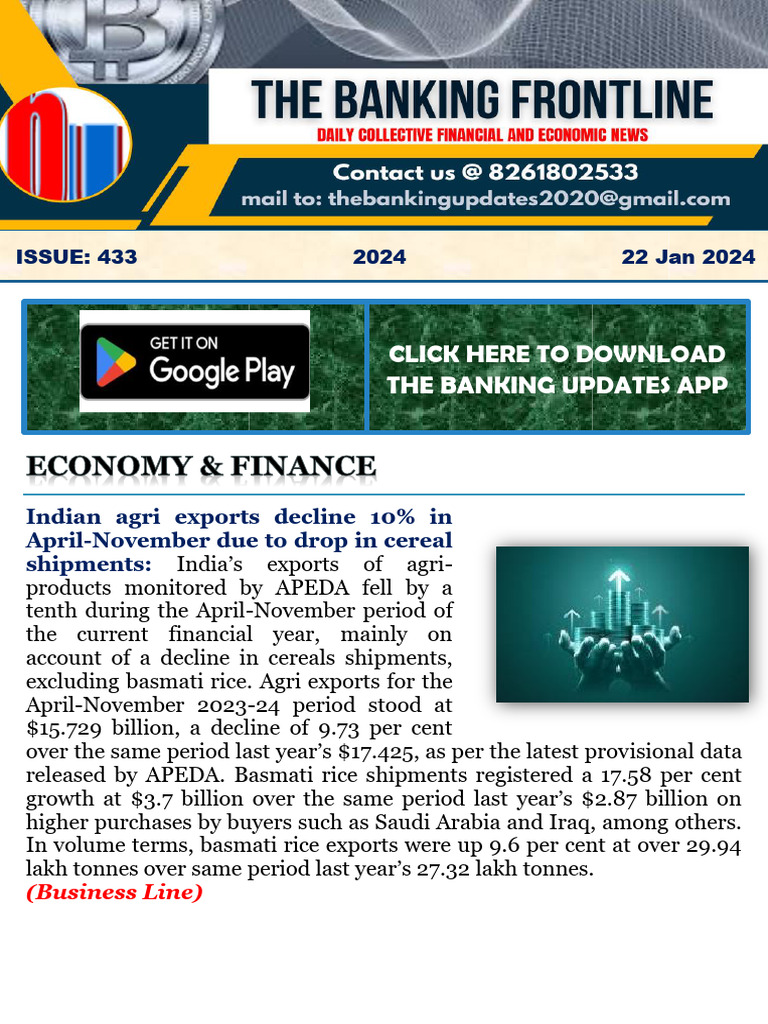 22.01.2024 - The Banking Frontline | PDF