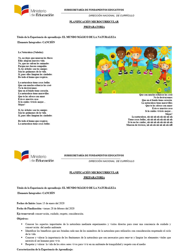 Unidad 3 La Naturaleza | PDF | Clima | Plan de estudios