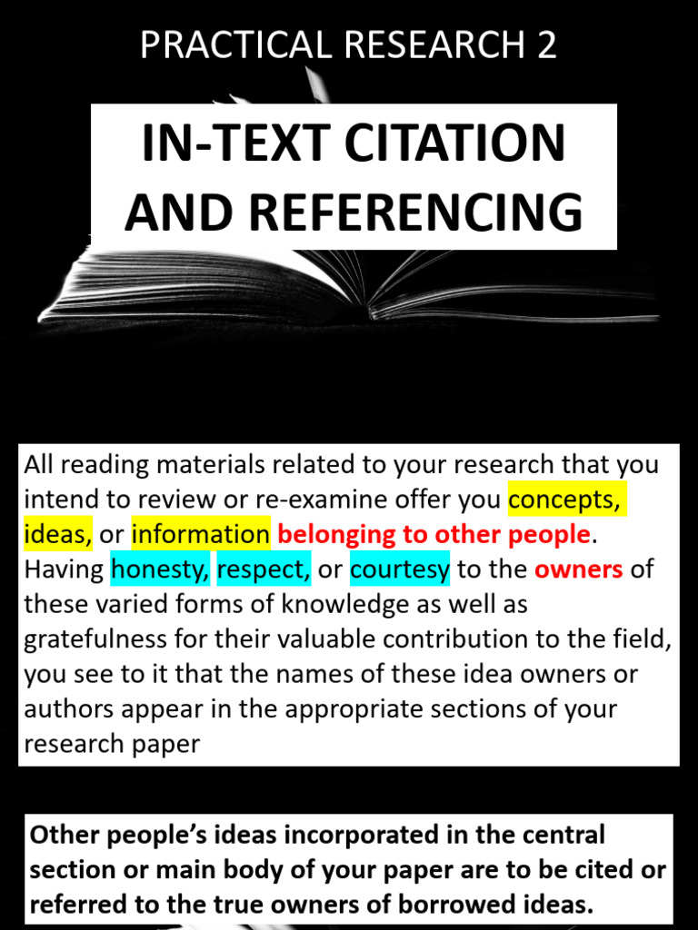 PR2-Citation-and-Referencing | PDF | Citation | Apa Style
