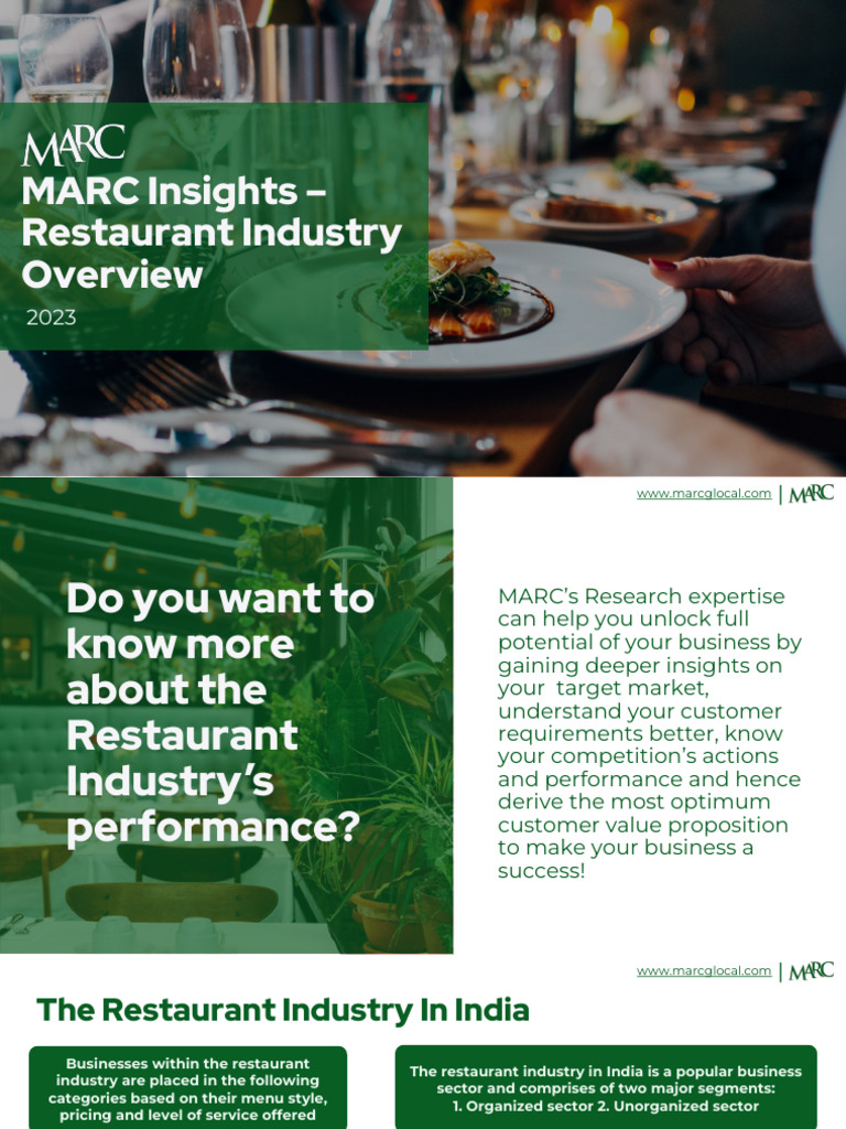 MARC Insights Restaurant Industry Overview 2023 | Download Free PDF ...
