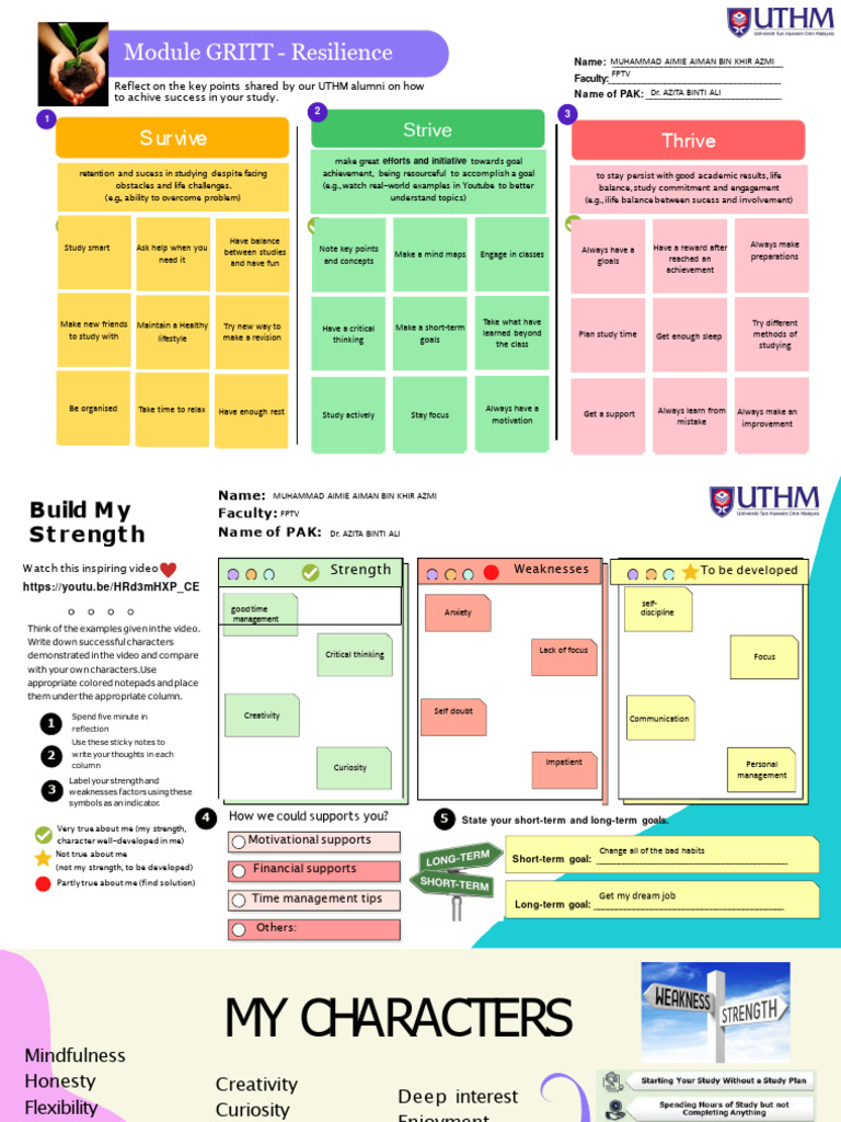 Student Success and Resilience Guide | PDF | Disciplines | Courage