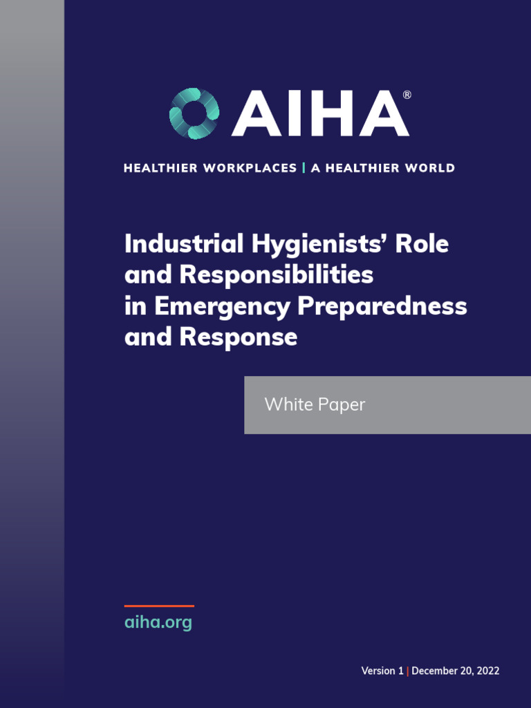 IHs Roles & Responsibilities in Emergency Management | Download Free ...