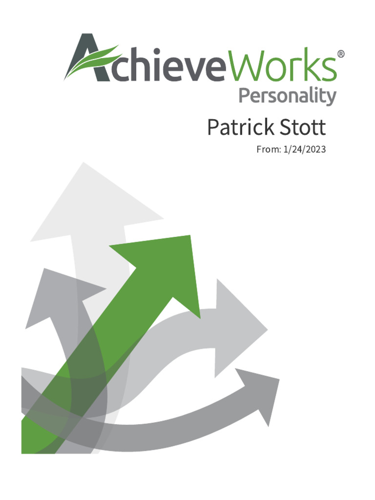 AchieveWorks Personality | PDF | Extraversion And Introversion | Creativity