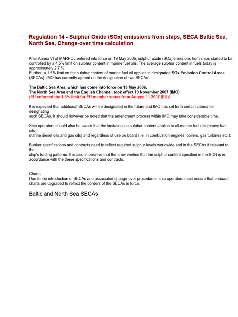 DNV Navigatot Low Sulpher | PDF | Fuel Oil | Fuels