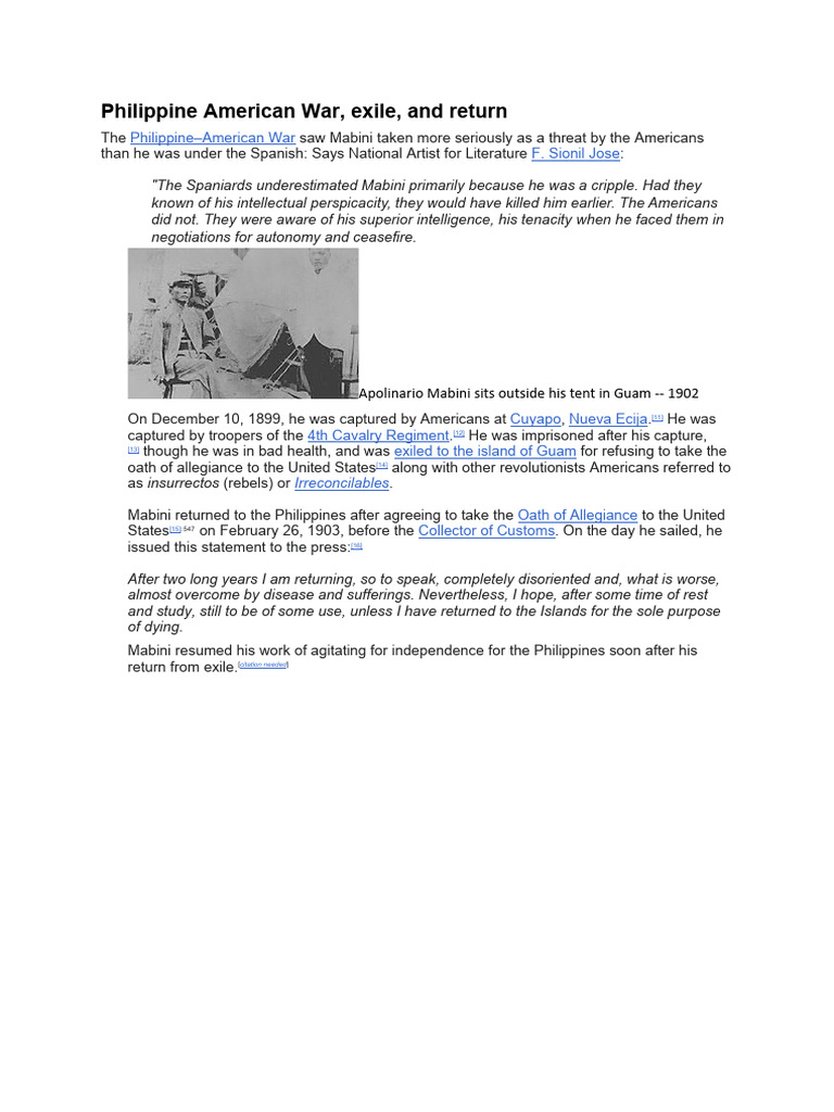 Philippine American War | PDF