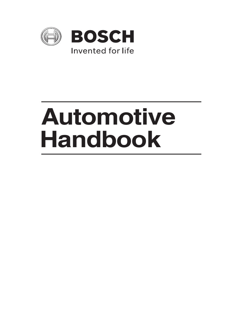 Automotive Handbook 11th Edition Contents | PDF | Engines | Fuel Injection