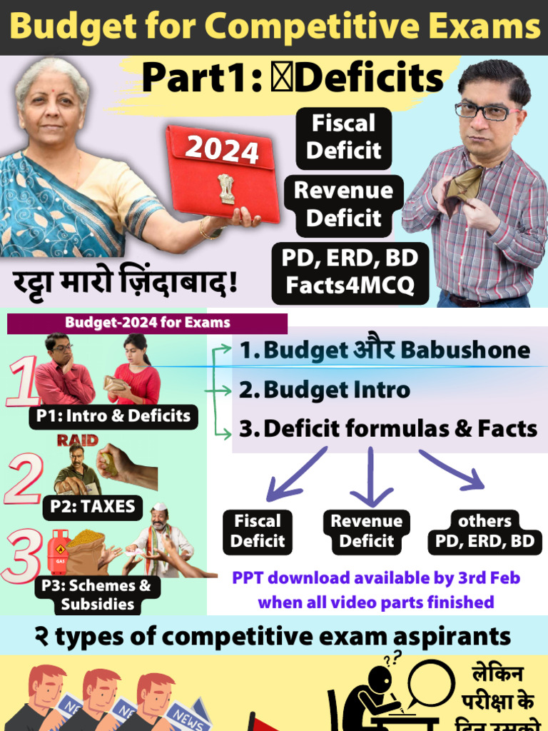 Budget 2024 P3 Schemes Mrunal SD | PDF | Government Budget Balance | Taxes