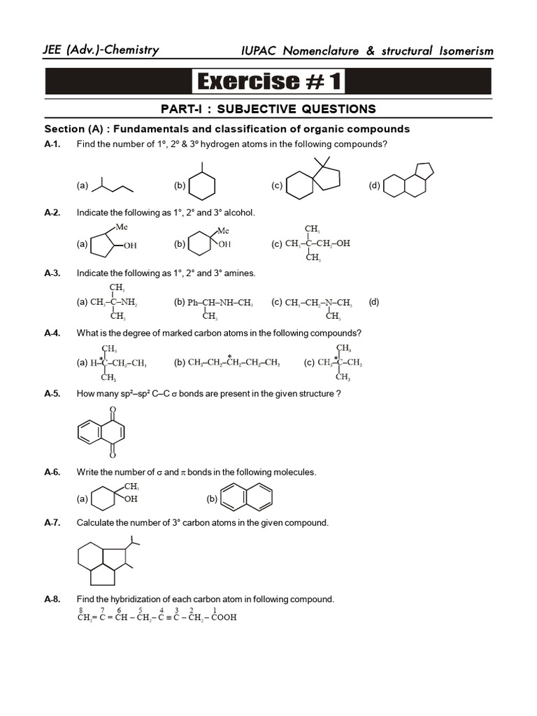 1 Iupac-Structural Iso. | Download Free PDF | Methyl Group | Isomer
