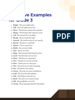 Underlining Adjectives Worksheet | PDF