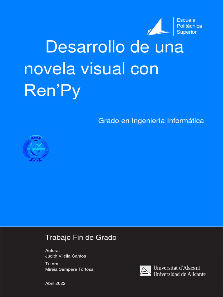 Desarrollo de Novela Visual en Ren'Py | PDF | Videojuegos