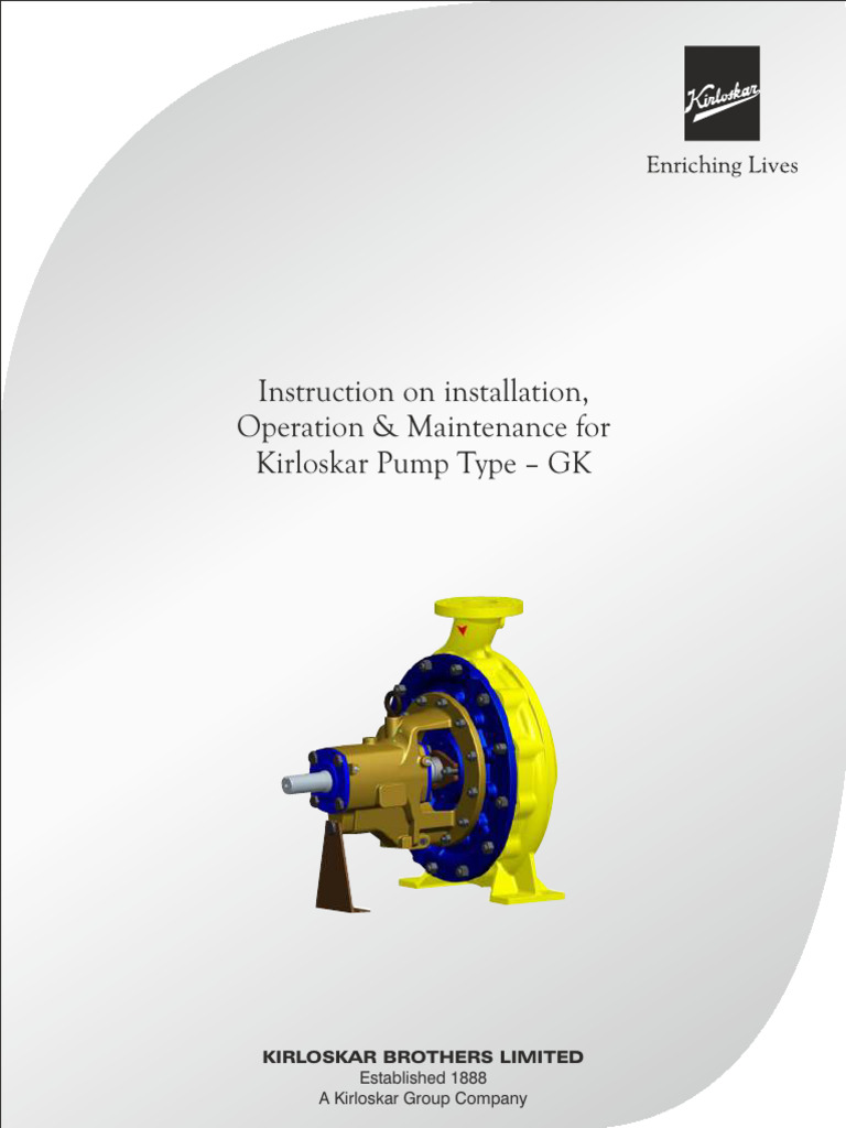 GK IOM Manual 22 Sep 21 | PDF | Computers | Technology & Engineering