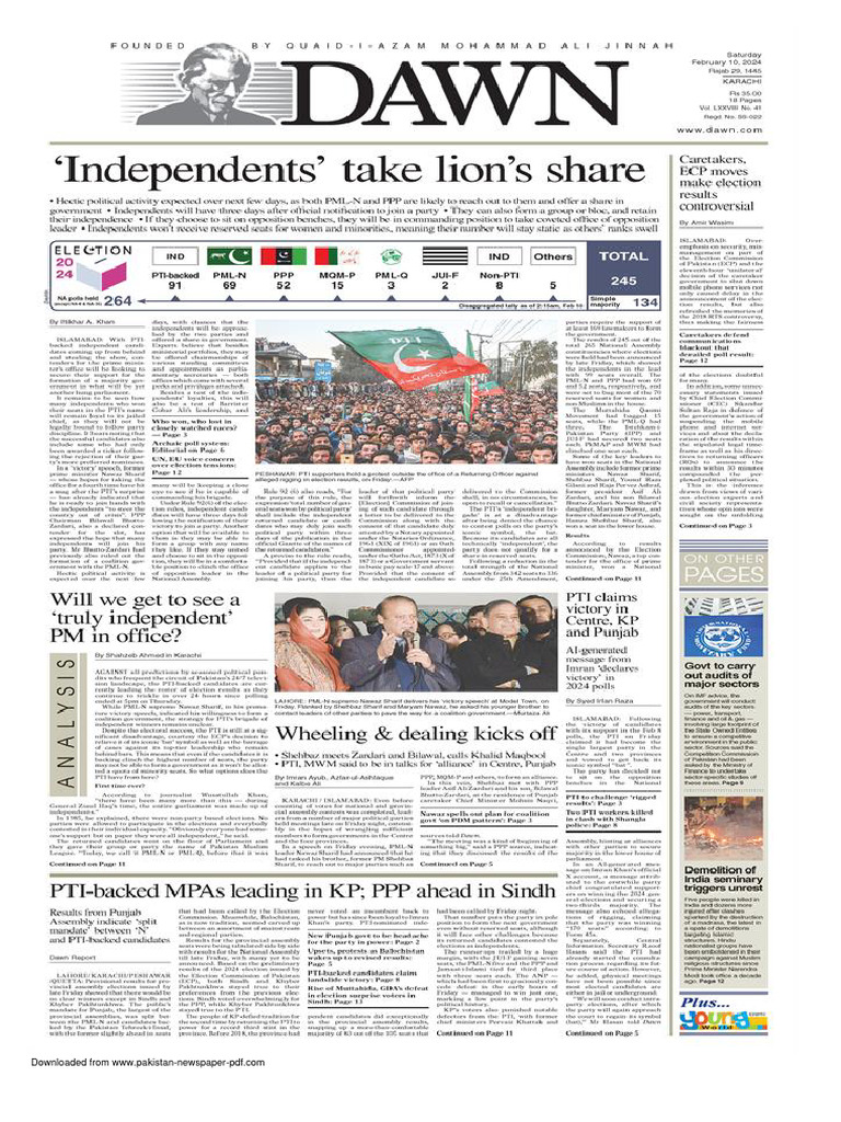 Pakistan Newspaper PDF Source | PDF | Religion & Spirituality