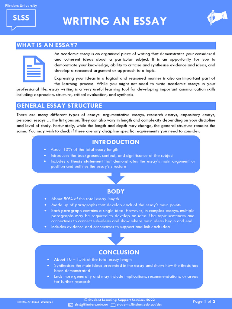 Writing An Essay | PDF | Essays | Constructivism (Philosophy Of Education)