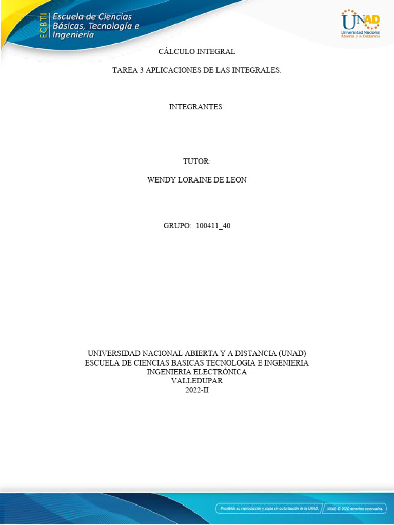 Tarea 3 | PDF | Integral | Matemáticas