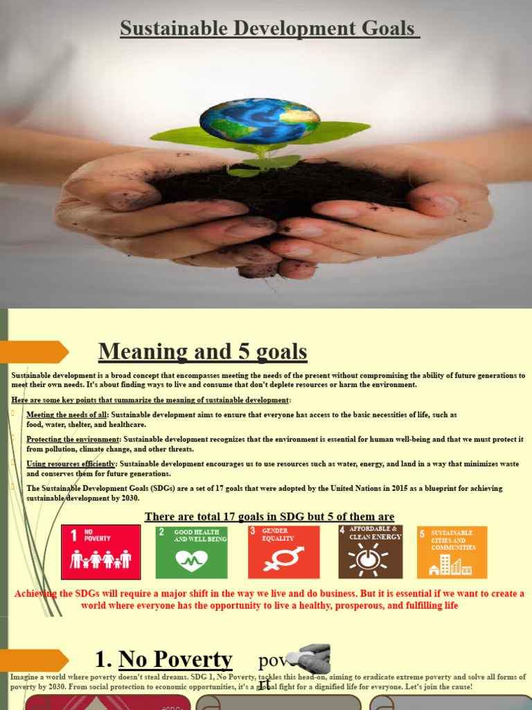 Sustainable Development Goals | PDF