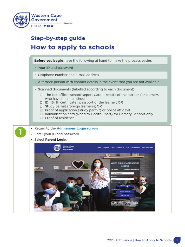 2023 Admission Step-By-Step Application For admission-FINAL | PDF ...