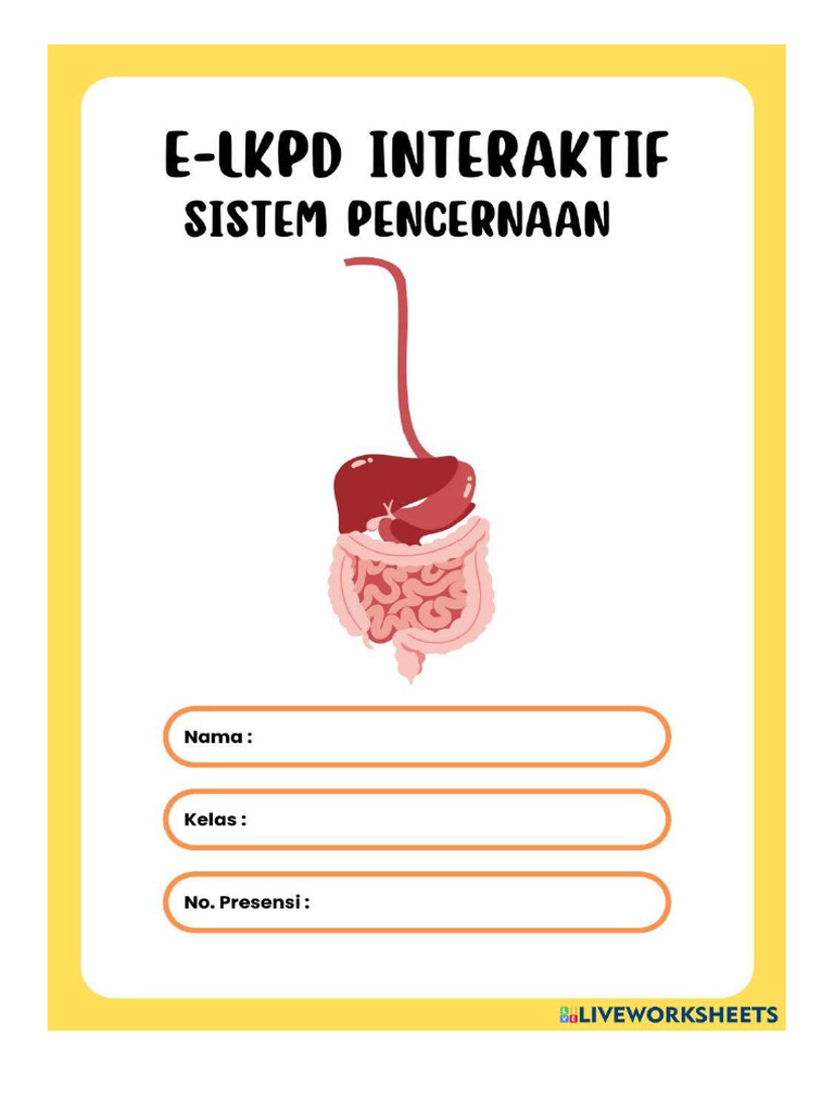 LKPD SIStem Pencernaan | PDF