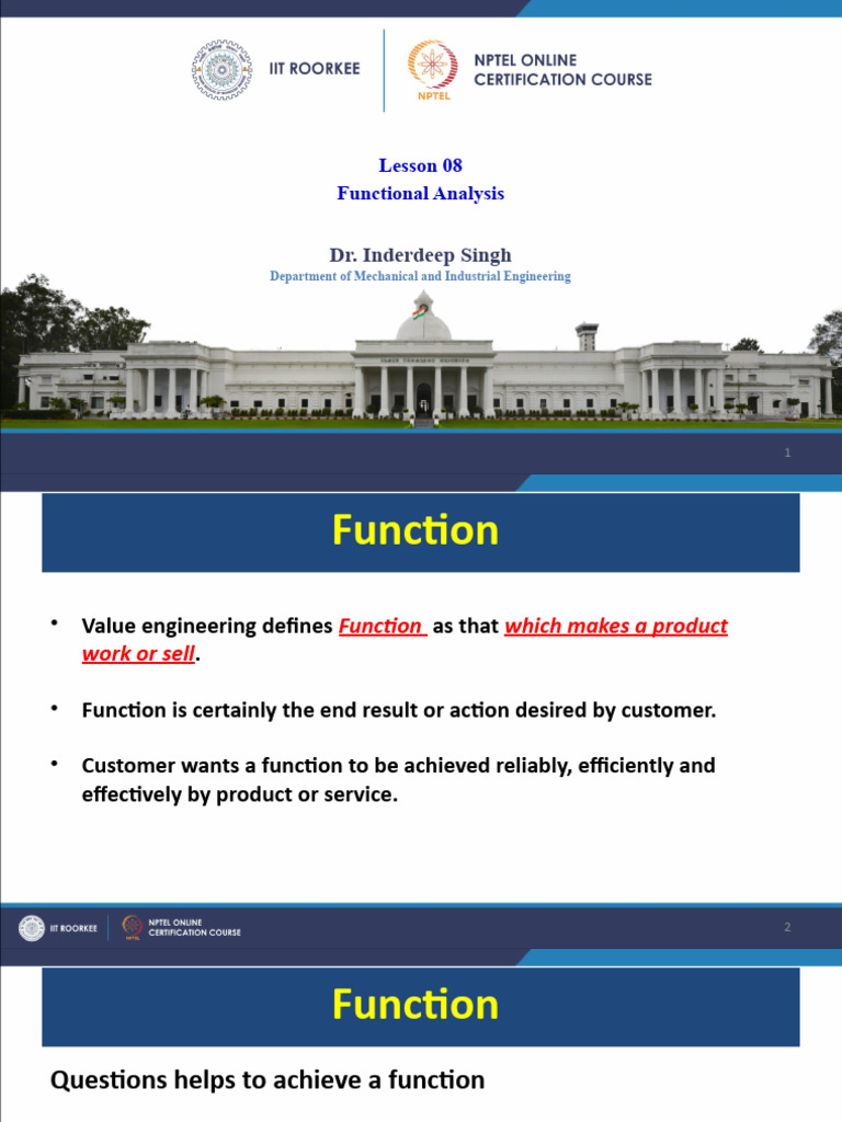 Lecture 08 Funtional Analysis | PDF | Function (Mathematics) | Verb