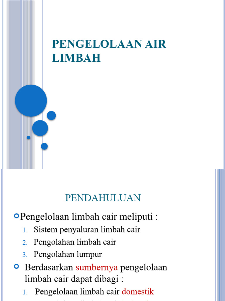 Air Limbah | PDF
