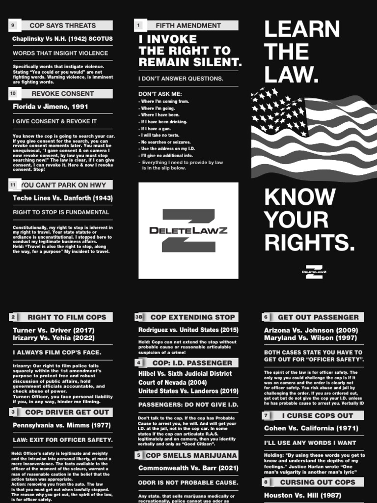 DLZ Trifold Greyscale Ux7pzr | Download Free PDF | Probable Cause ...