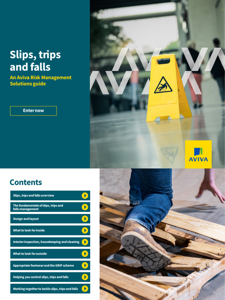 Slips, Trips, and Falls Prevention Guide | PDF | Risk | Risk Management