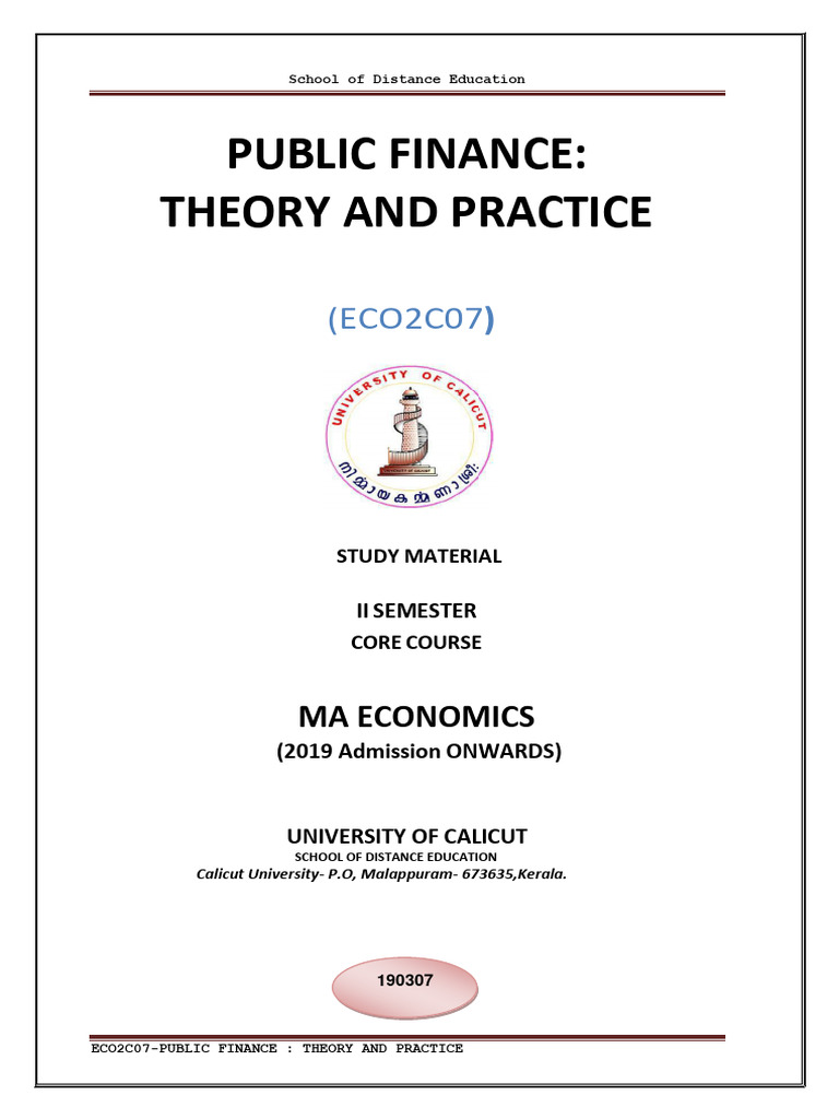 Public Economics | PDF