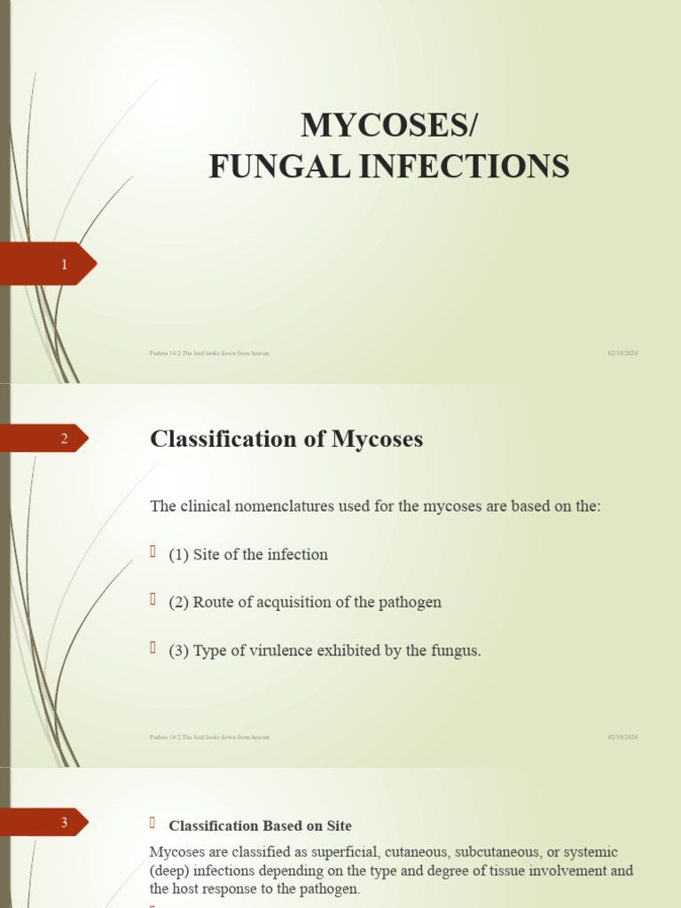 Mycoses - 2 | PDF