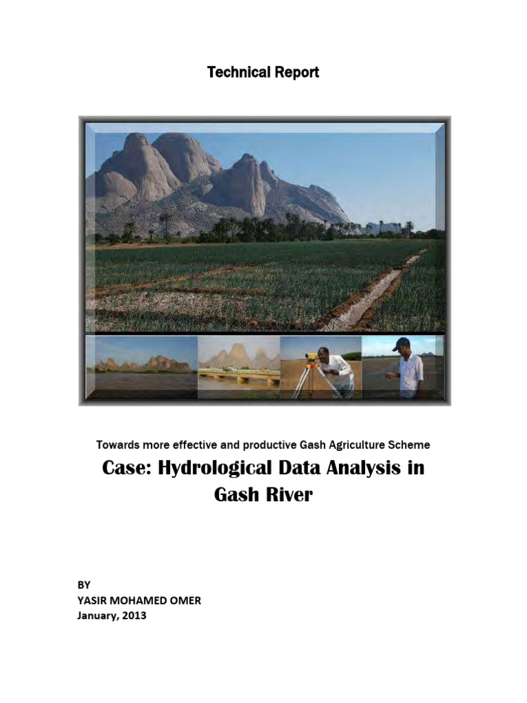 Gash River Discharge Computation Study | PDF | Discharge (Hydrology ...
