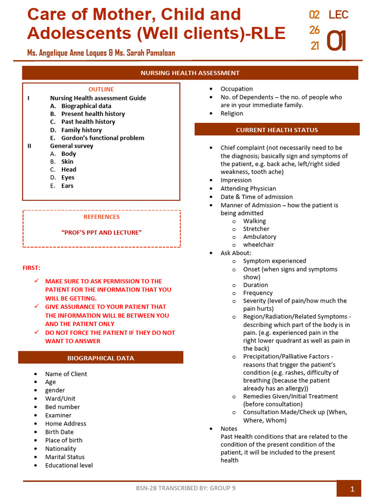 Rle Compre | PDF | Medical Diagnosis | Nursing