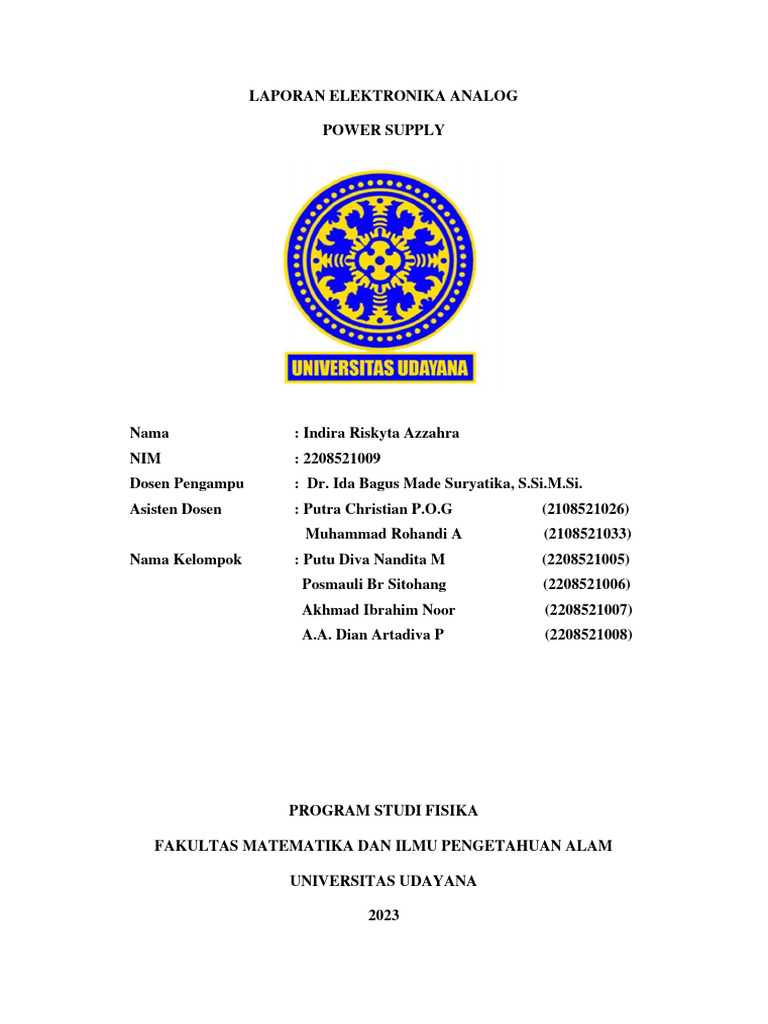 09 - Indira Riskyta A - Laporan ELKA Perc 9 | PDF