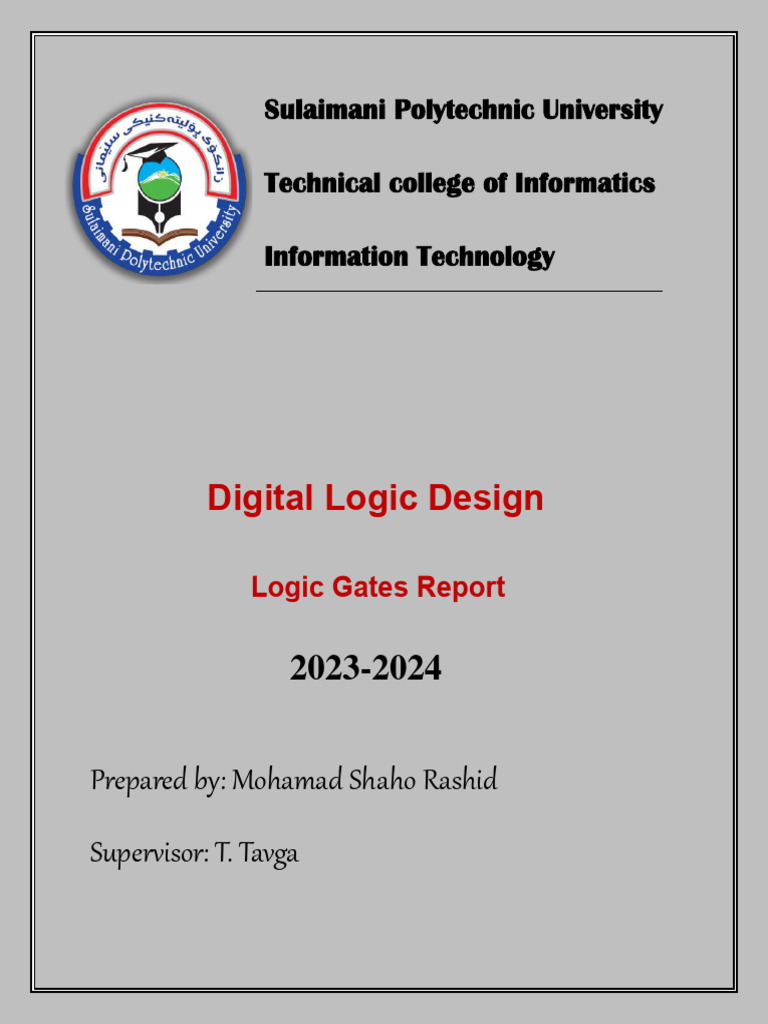 Sulaimani Polytechnic University2 | PDF | Logic Gate | Information And ...