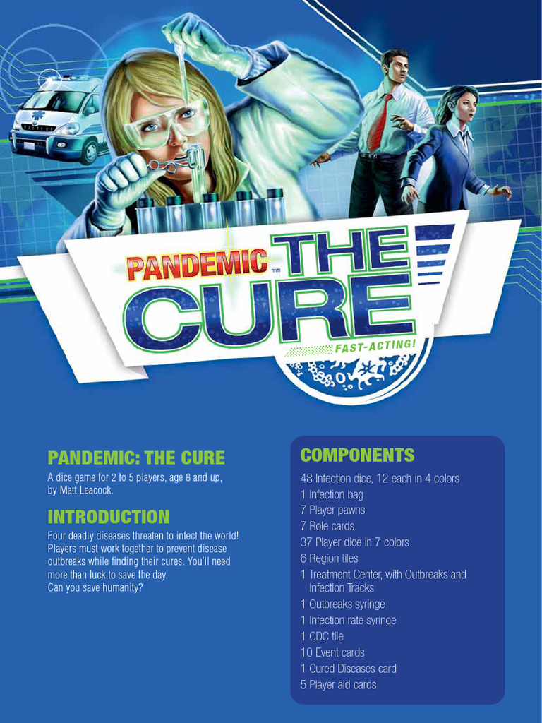 zm7150 Pandemic The Cure Rules | PDF