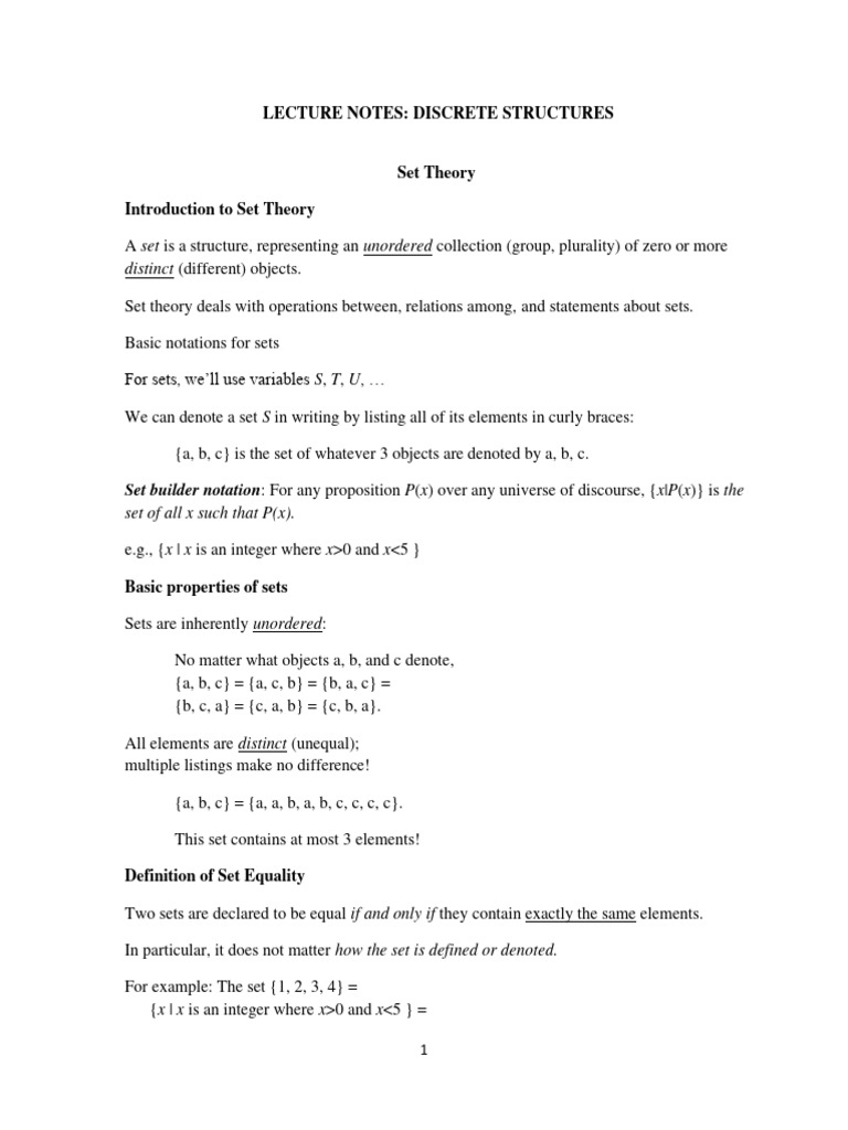 MATH_211_-_LECTURE_NOTES_Discrete_Structures-1 | PDF | Set (Mathematics ... MATH_211_-_LECTURE_NOTES_Discrete_Structures-1 | PDF | Set (Mathematics ...