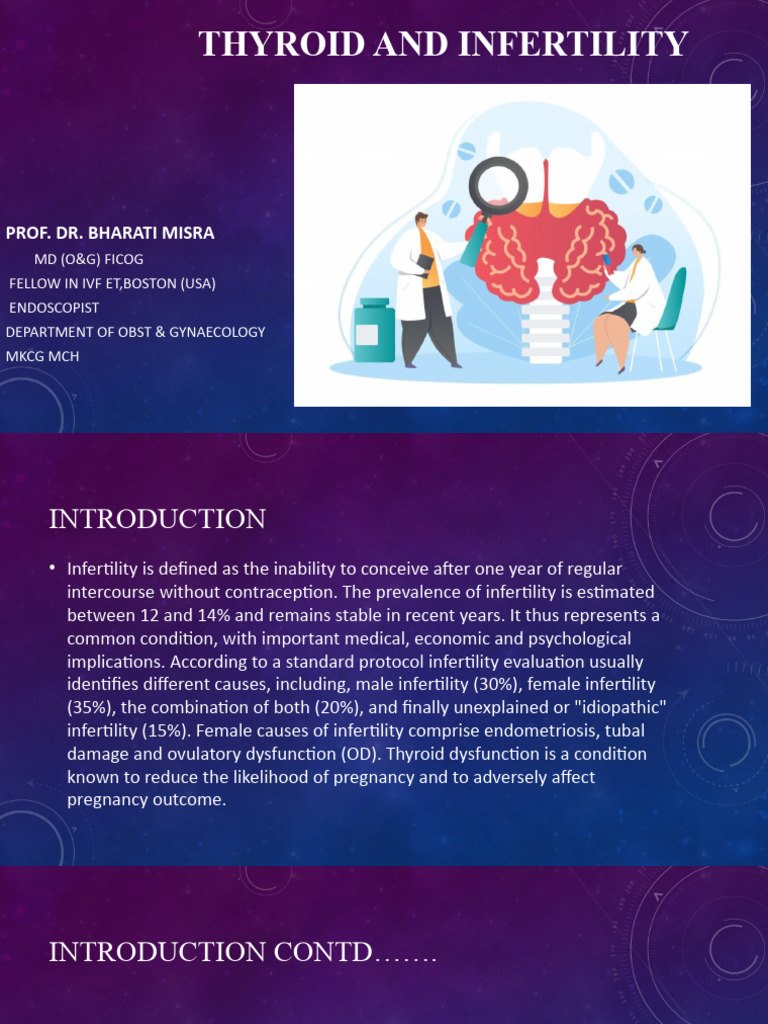 Hypothyroidism's Impact on Infertility | PDF | Hypothyroidism | Thyroid ...
