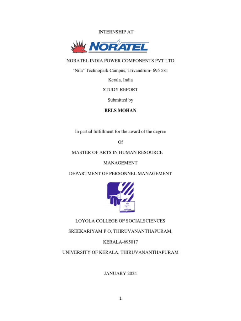 Final Report Bels CLG 1 | PDF