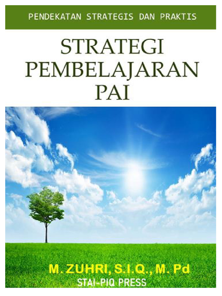 Buku Desain Dan Strategi Pembelajaran PAI | PDF
