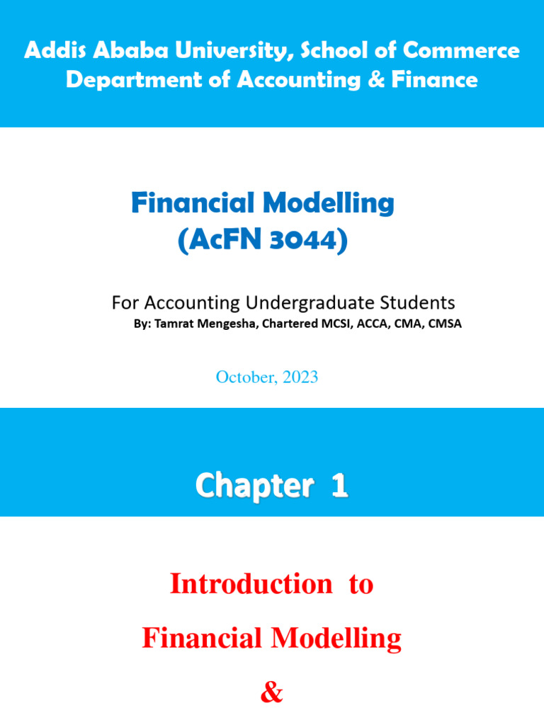 FM Chapter 1 | PDF
