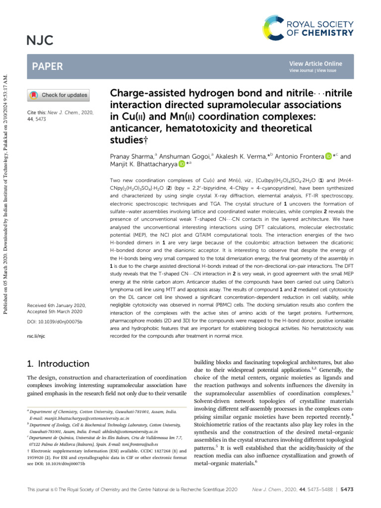 PPR 2 | PDF | Ion | Hydrogen Bond