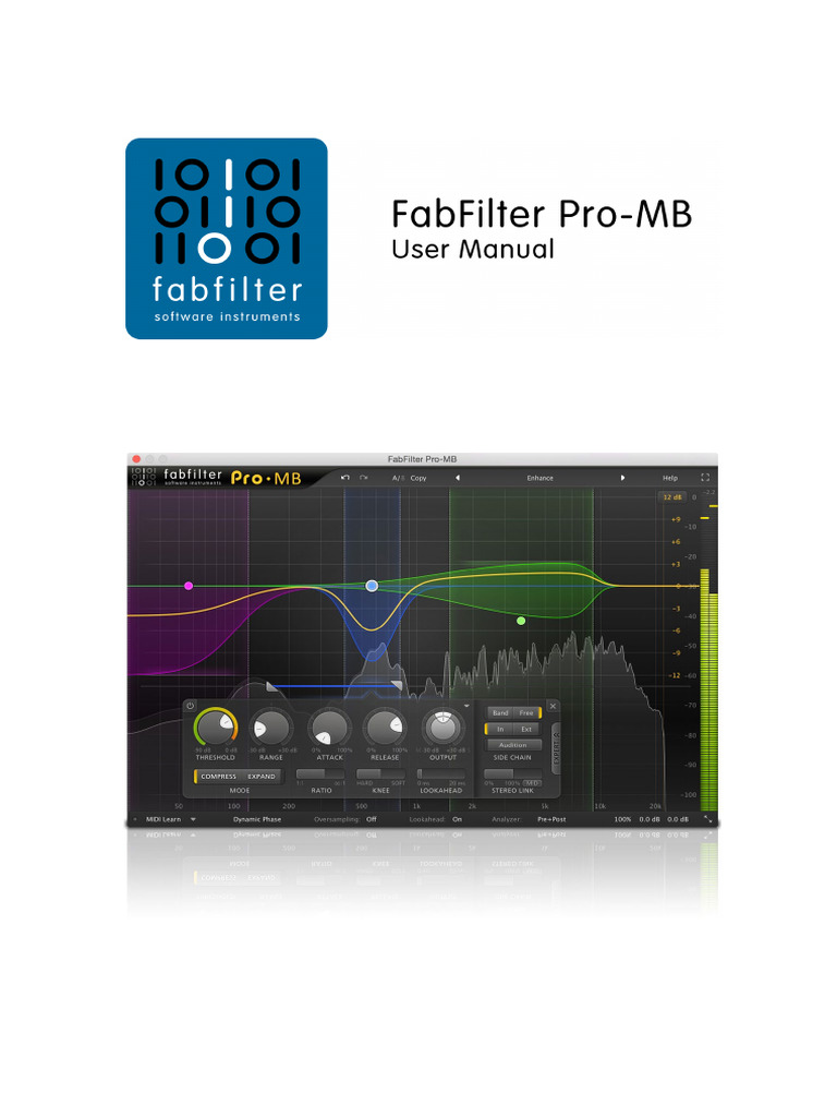 FabFilter Pro-MB User Guide | PDF | Computer Engineering | Computer Science