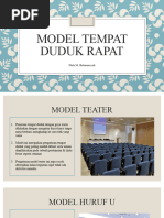 6 Layout Meja Dan Kursi Di Ruang Meeting Sesuai Kebutuhan | PDF