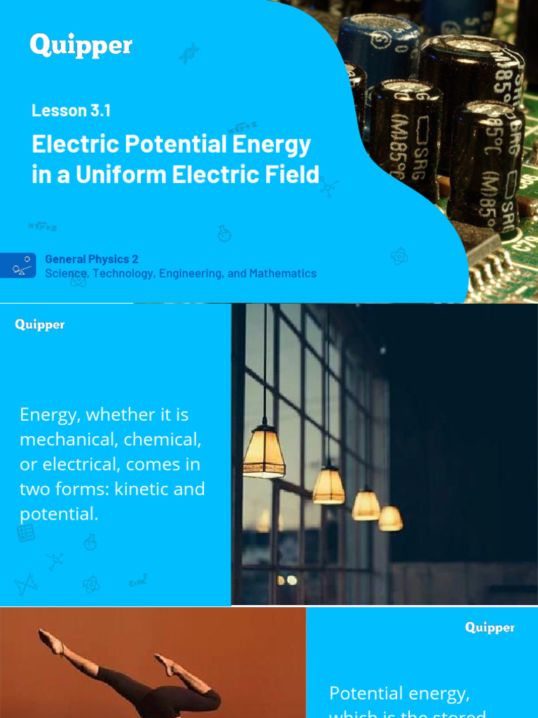 LESSON-3.1-Electric-Potential-Energy | PDF