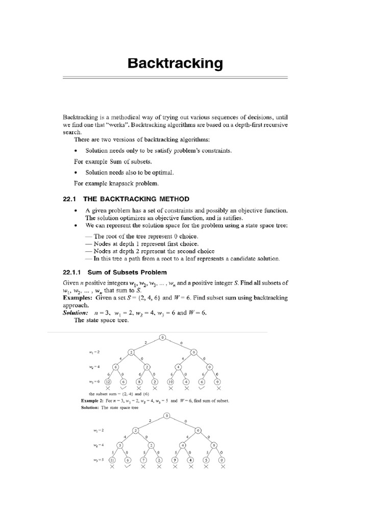 Back Tracking & Branch and Bound | PDF