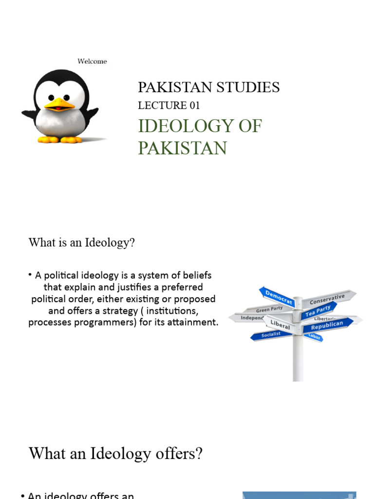 Ideolgy Of Pakistan Pdf Two Nation Theory Ideologies